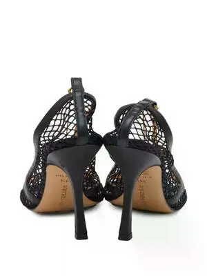 Bottega Veneta Mesh Heeled Pumps - Black