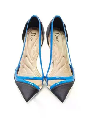 Dior Cut-out Patent Leather Pumps