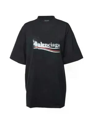 Balenciaga Political Stencil T-shirt - Black
