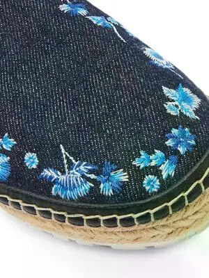 Dior Prairie Embroidered Slip-on Espadrilles