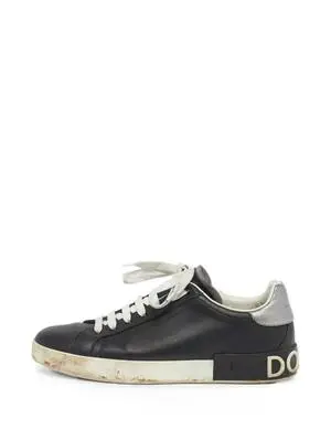 Dolce & Gabbana Portofino Low-top Sneakers - Black