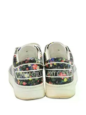 JIMMY CHOO Hawaii/f Floral-print Sneakers