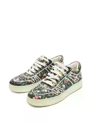 JIMMY CHOO Hawaii/f Floral-print Sneakers