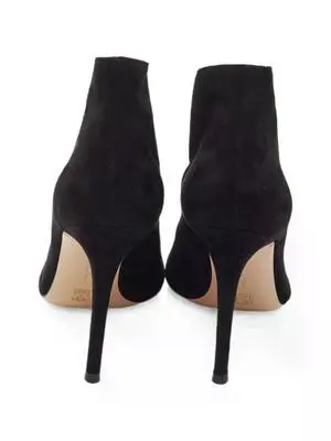 GIANVITO ROSSI Vamp Peep-toe Heeled Ankle Boots