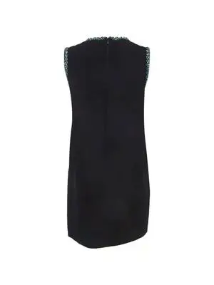 Miu Miu Embellished Sleeveless Mini Dress