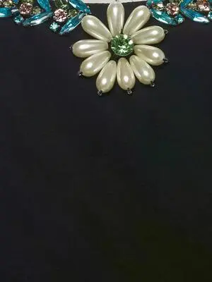 Miu Miu Embellished Sleeveless Mini Dress