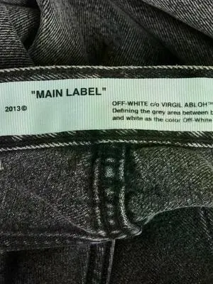 Off-White Raw-edge Skinny Jeans