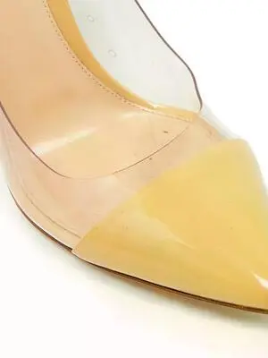 GIANVITO ROSSI Plexi Pointed-toe Pumps