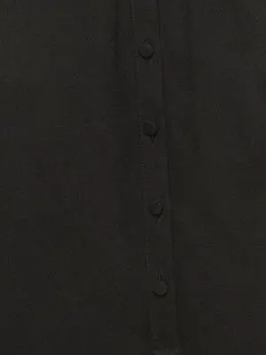 Celine Button-up High-neck Midi Dress