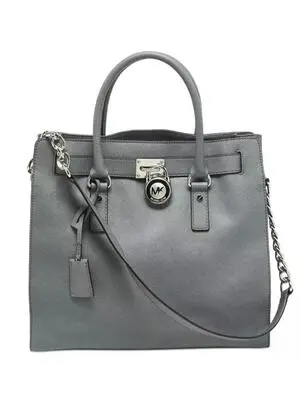 Michael Kors Hamilton North South Tote Bag - Grey