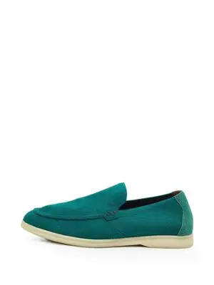 Loro Piana Summer Charms Walk Loafers - Green