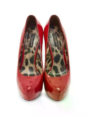 Dolce & Gabbana Patent-leather Platform Pumps
