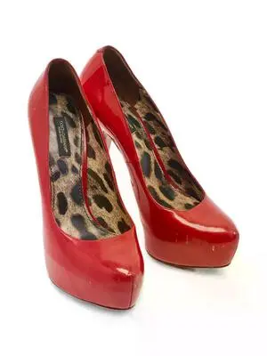 Dolce & Gabbana Patent-leather Platform Pumps