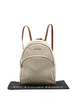 Michael Kors Abbey Monogram Backpack