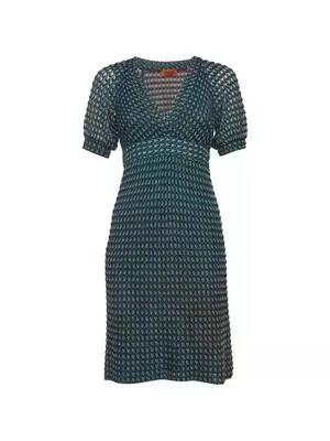 Missoni Crochet-knit Midi Dress - Blue