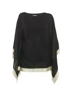 Alice + Olivia Kaftan Top - Black