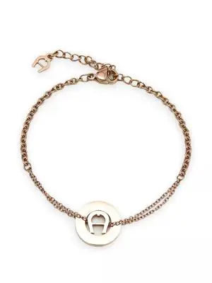 AIGNER Rose Gold-plated Metal Link Bracelet