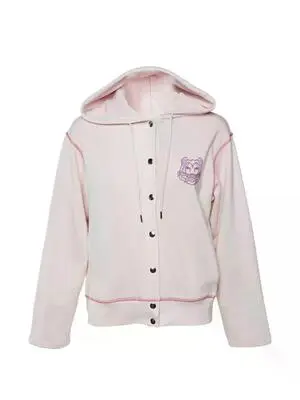 Kenzo Tiger-print Button-front Hoodie