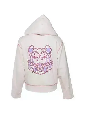 Kenzo Tiger-print Button-front Hoodie