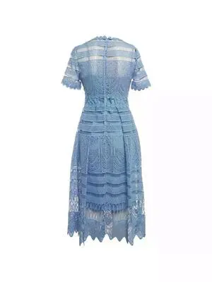 Maje Roseray Lace Midi Dress