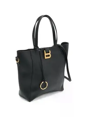 Balenciaga Small Hourglass Leather Tote Bag