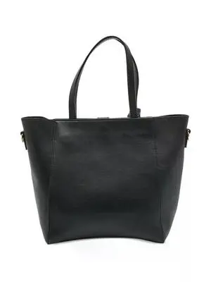 Balenciaga Small Hourglass Leather Tote Bag - Black