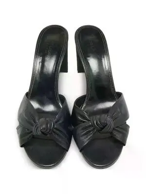 Saint Laurent Bianca Knot-detail Heeled Sandals