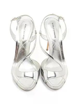 NICHOLAS KIRKWOOD Transparent Slingback Sandals
