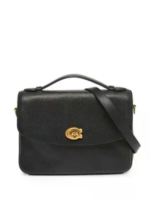 COACH VINTAGE Cassie Flap Crossbody Bag - Black