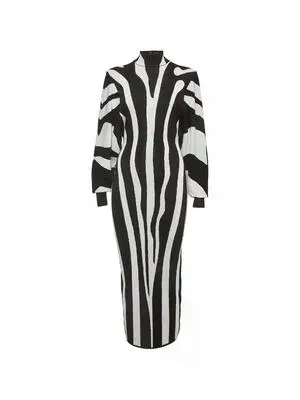 Balmain High-neck Midi Dress