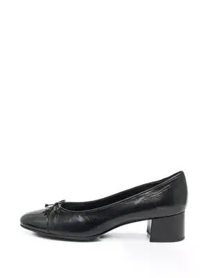 Tory Burch Laila Bow Heel Pumps - Black