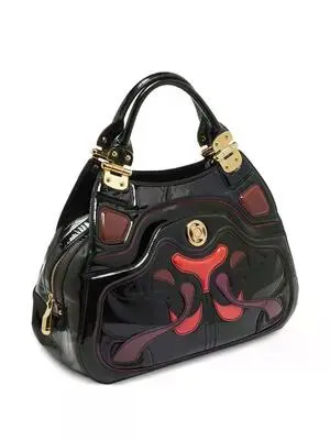 Alexander McQueen Turnlock Patent Leather Tote Bag