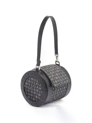 BVLGARI Cylinder Logo-print Tote Bag