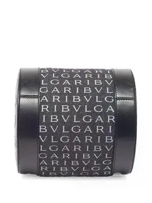 BVLGARI Cylinder Logo-print Tote Bag