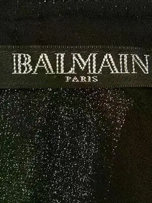 Balmain Draped Satin Blouse