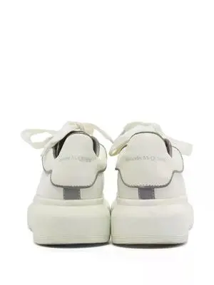 Alexander McQueen Perforated Detail Lace-up Sneakers - White