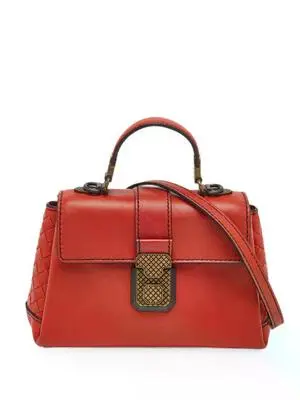 Bottega Veneta Mini Piazza Top Handle Bag - Red