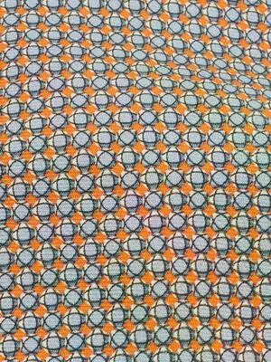 Hermès Patterned Silk Tie - Orange