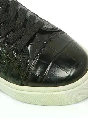 CHRISTIAN LOUBOUTIN Vierissima Croc-embossed Sneakers