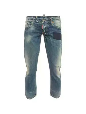 Dsquared2 Distressed Slim-fit Jeans - Blue