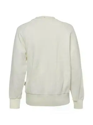 Moncler Embroidered Long Sleeve Hoodie - White