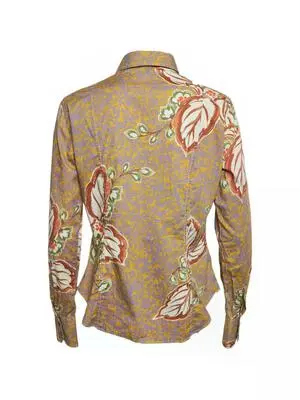 Etro Floral-print Long-sleeve Shirt