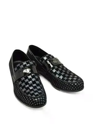 JIMMY CHOO Patent-leather Penny Loafers