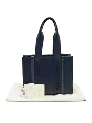 Chloé Medium Woody Tote Bag - Blue