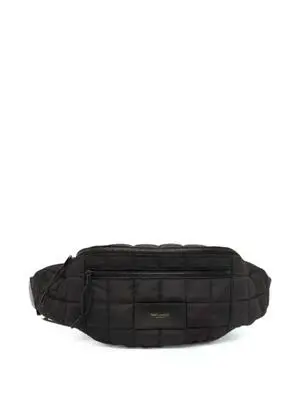 Saint Laurent Quilted Belt Bag - Black