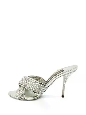 Dolce & Gabbana Crystal-embellished Criss-cross Sandals