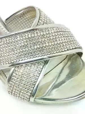 Dolce & Gabbana Crystal-embellished Criss-cross Sandals