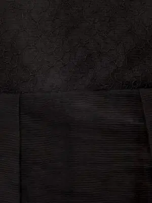 Sandro Lace Pleated Mini Dress