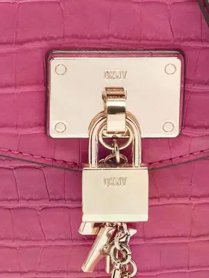 Dkny 2022 Elissa Croc-embossed Cross Body Bag