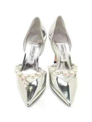 JIMMY CHOO Aurelie Pearl-detail Pumps